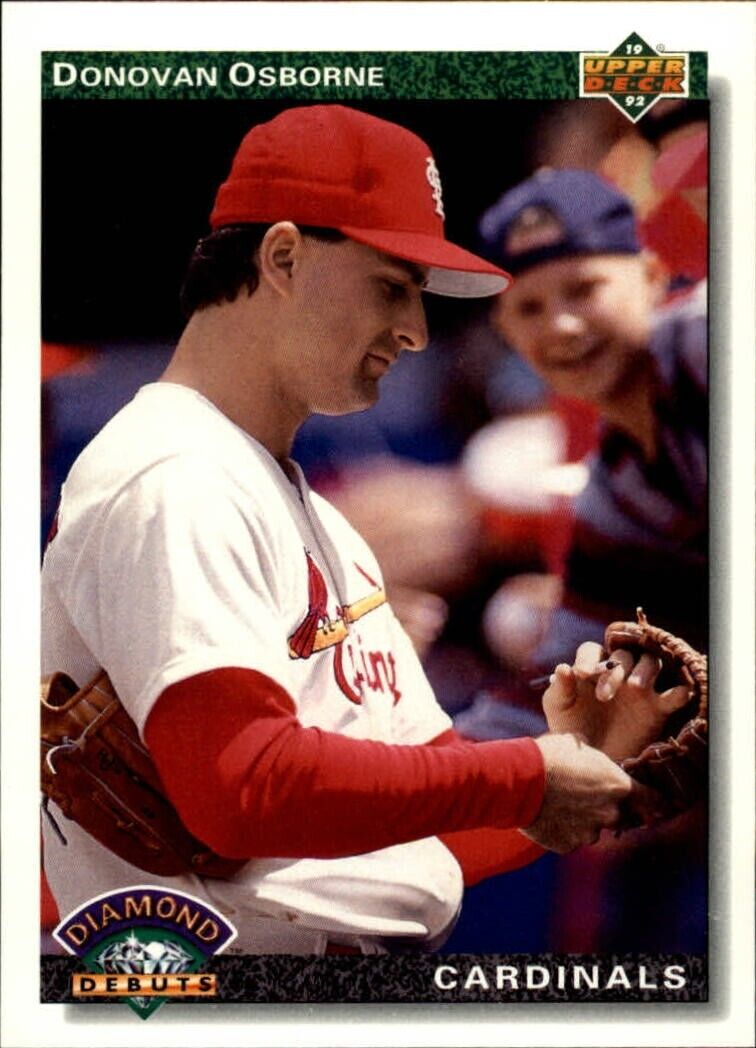 Donovan Osborne 1992 Upper Deck MLB #777 St. Louis Cardinals Trading ...