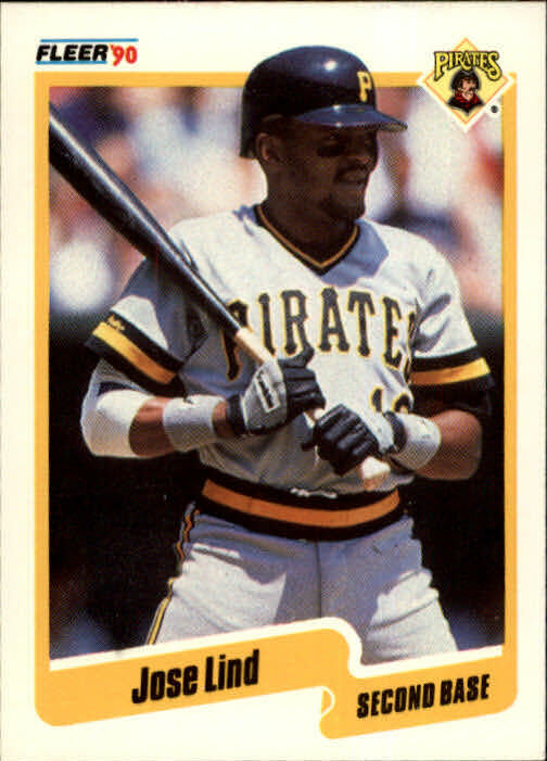 1990 Jose Lind Fleer Baseball Card #474 - Player Stats & Info – Happy ...